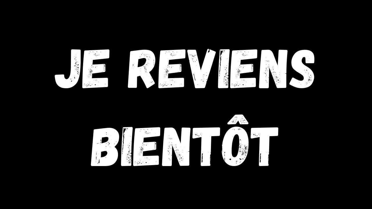 JE NE SUIS PAS DISPONIBLE POUR LE MOMENT - YouTube