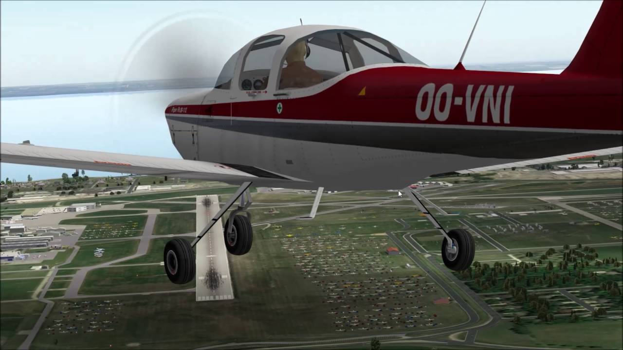 X-Plane 10: Sloppy Tomahawk Fisk Approach into Oshkosh - YouTube