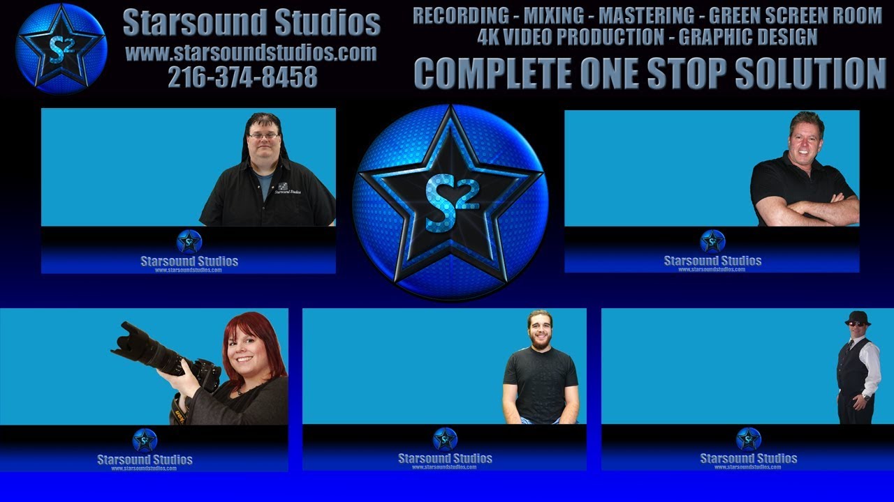 (Youtube Channel Trailer Starsound Studios Cleveland) 216-374-8458⭐ - YouTube