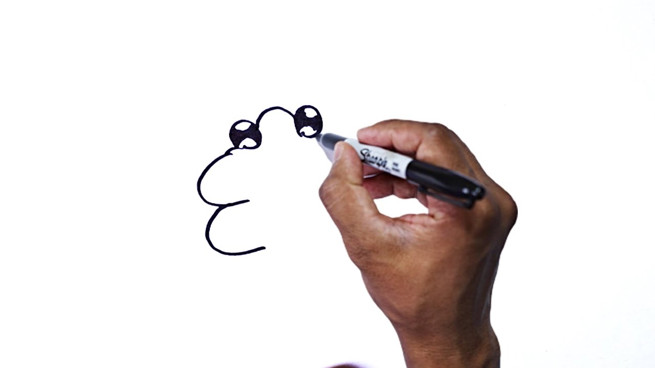 How To Draw Frog Drawing | Medak Ka Chitra Kaise Banaye - YouTube