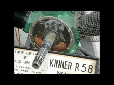 Kinner R-58 Radial Engine - YouTube