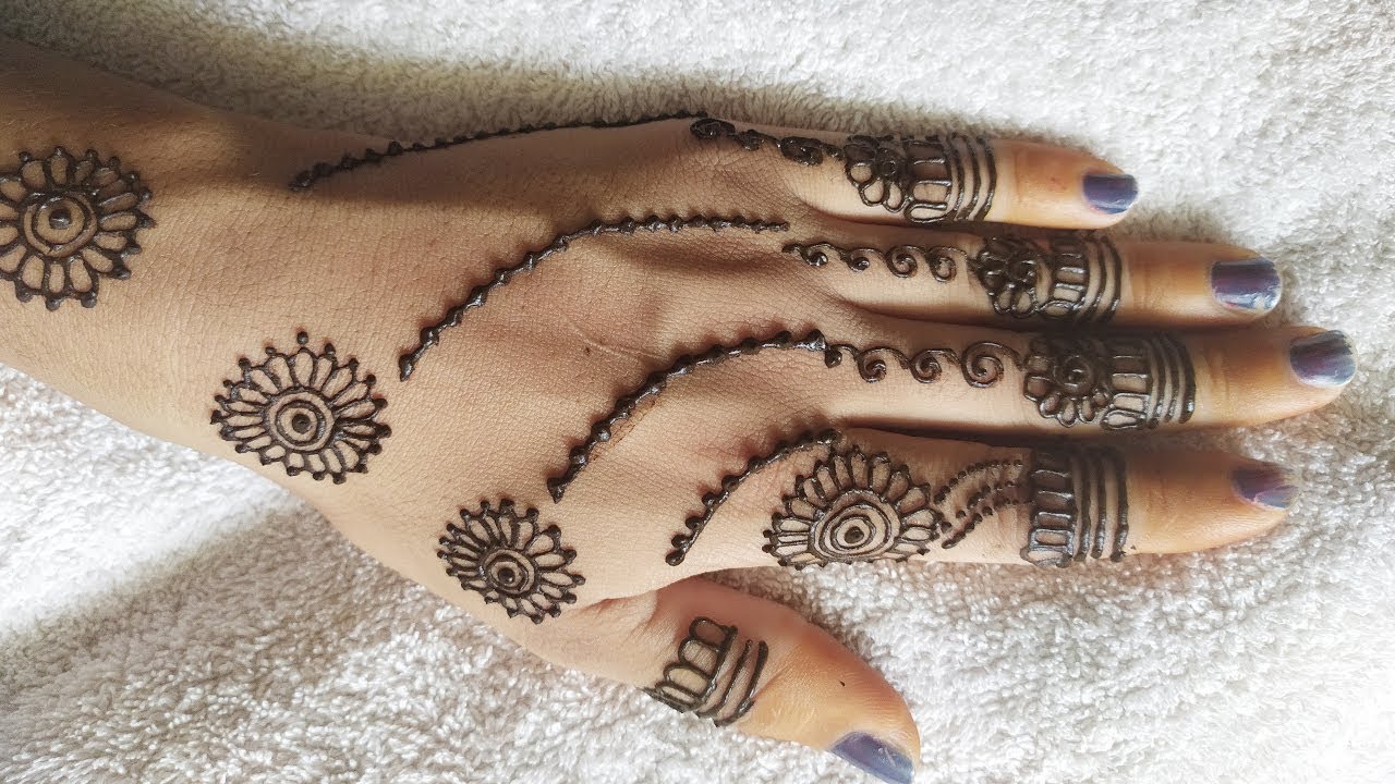 Latest Pattern Mehndi Design | Dots Mehndi Design | Henna Mehndi ...