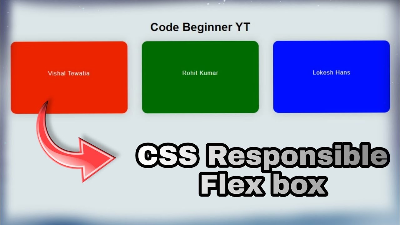Create Responsible Flex Box Layout Using HTML and CSS - YouTube