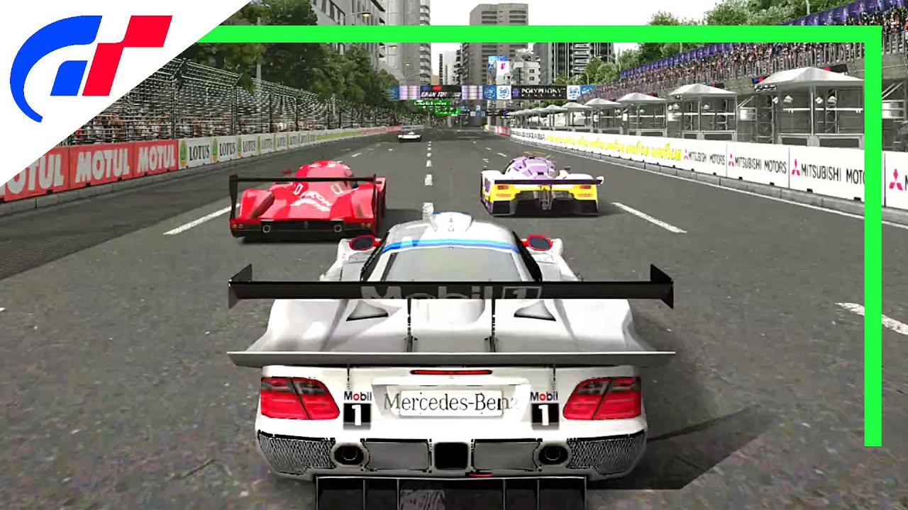 Gran Turismo 4 - Tokyo Route 246 - AMG Mercedes CLK-LM - Race - YouTube