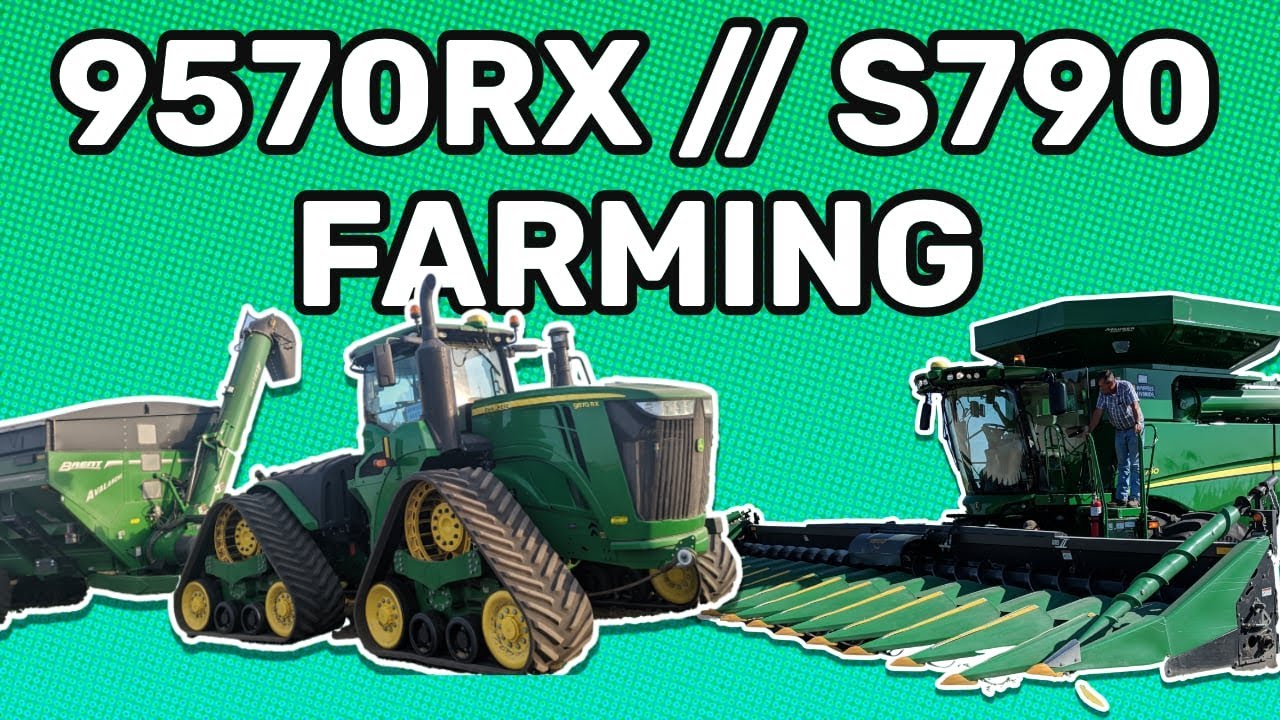 Daily Harvest Iowa with our John Deere 9RX Tractor and S790 Combine ...