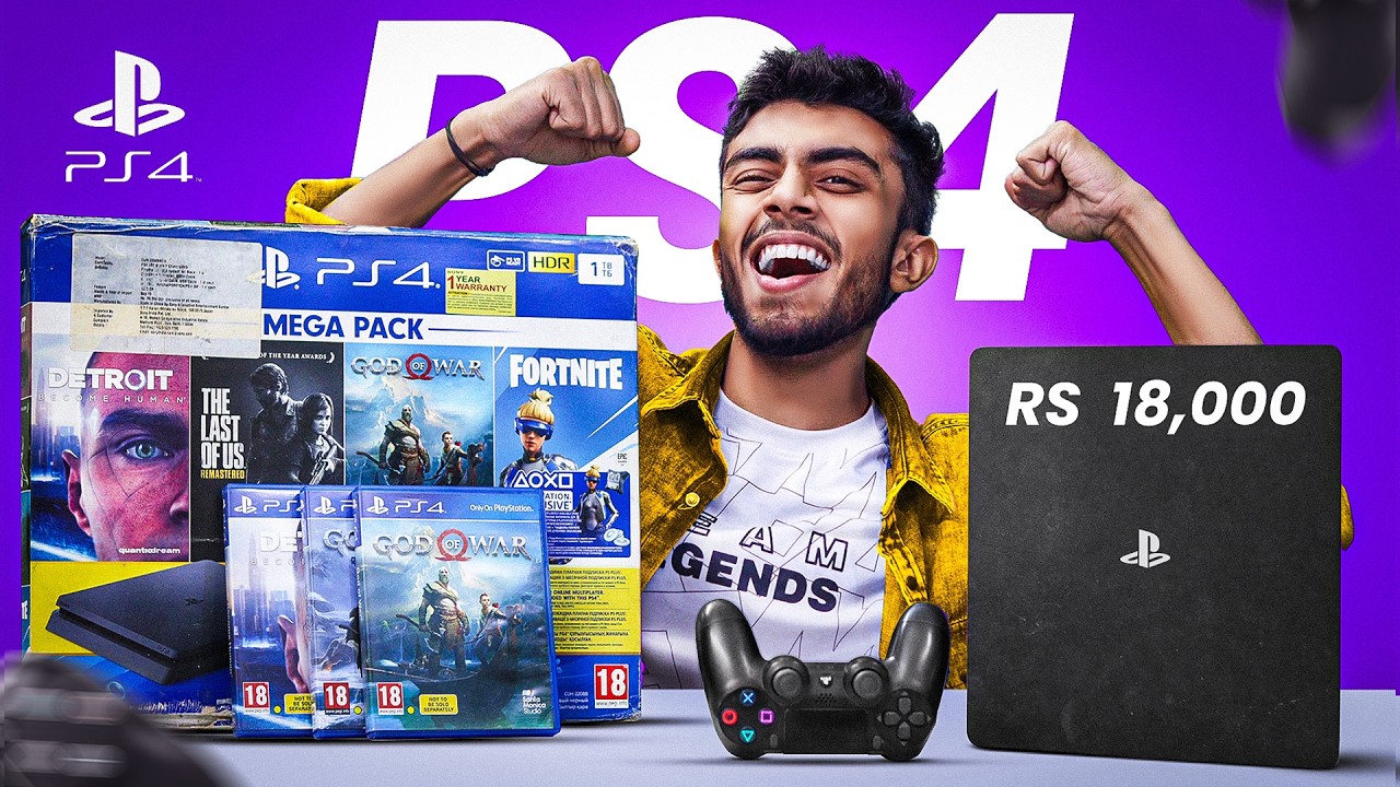 Cheapest Playstation 4 Unboxing Under ₹20,000🔥Worth Buying in 2024 ...