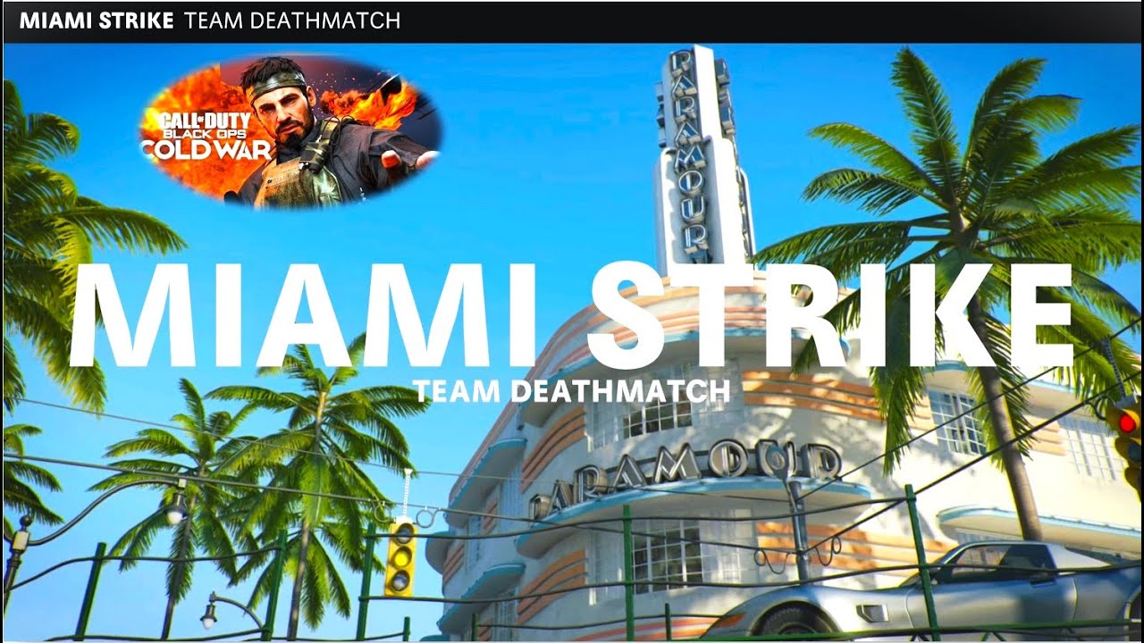 CALL OF DUTY MULTIPLAYER GAMEPLAY ON MIAMI STRIKE - YouTube