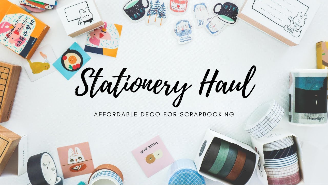 Stationery Haul | AliExpress - Stickers, washi tape, stamps for ...