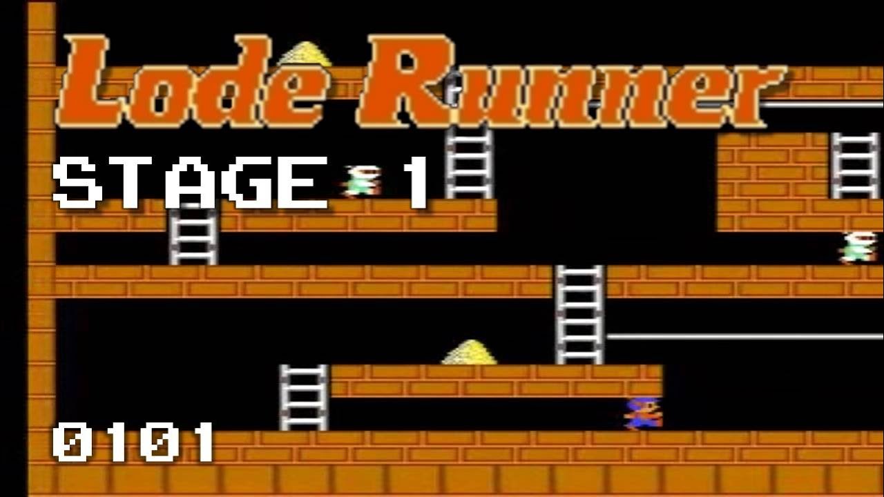 Lode Runner 1 - Stage 1 [0101] - YouTube