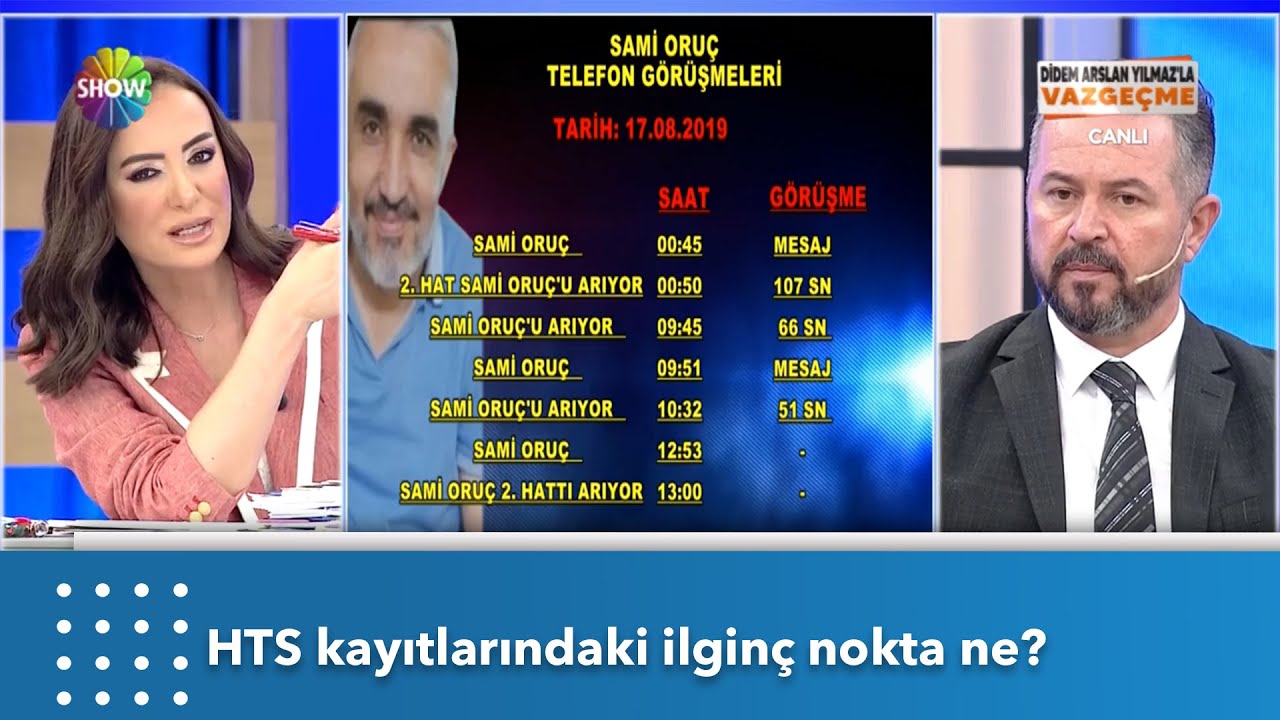 Sami Oruç'un HTS kayıtlarındaki ilginç nokta ne? | Didem Arslan Yılmaz ...