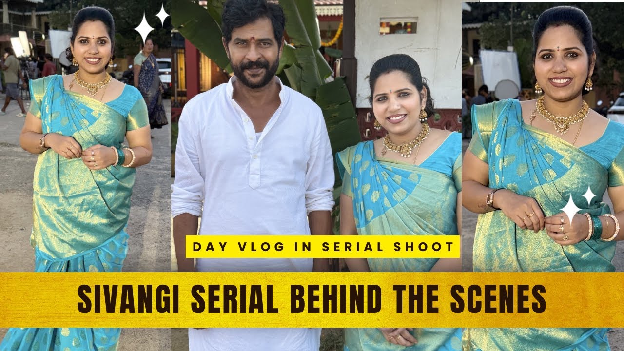 Sivangi serial behind the scenes || Divyashivaram vlogs || Divya vlogs ...