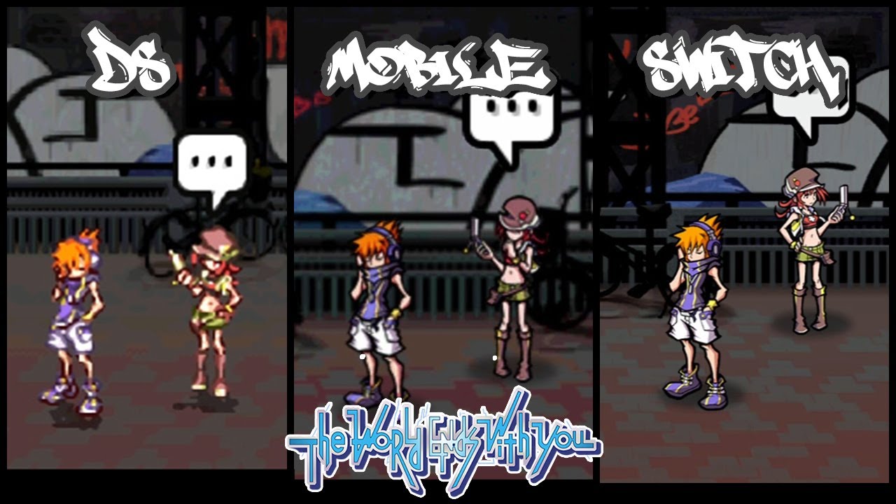 The World Ends With You: Day 2 - DS vs Android vs Switch - YouTube