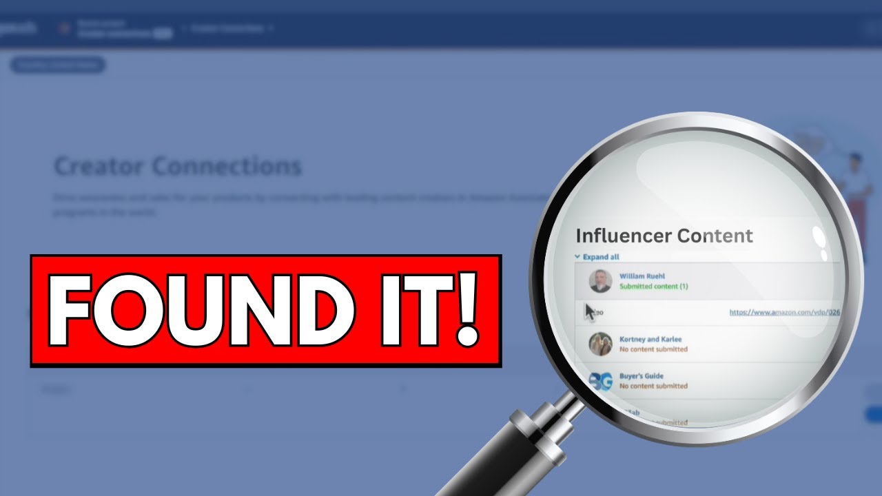Amazon Creator Connections: The Secret to Finding Influencer Content ...