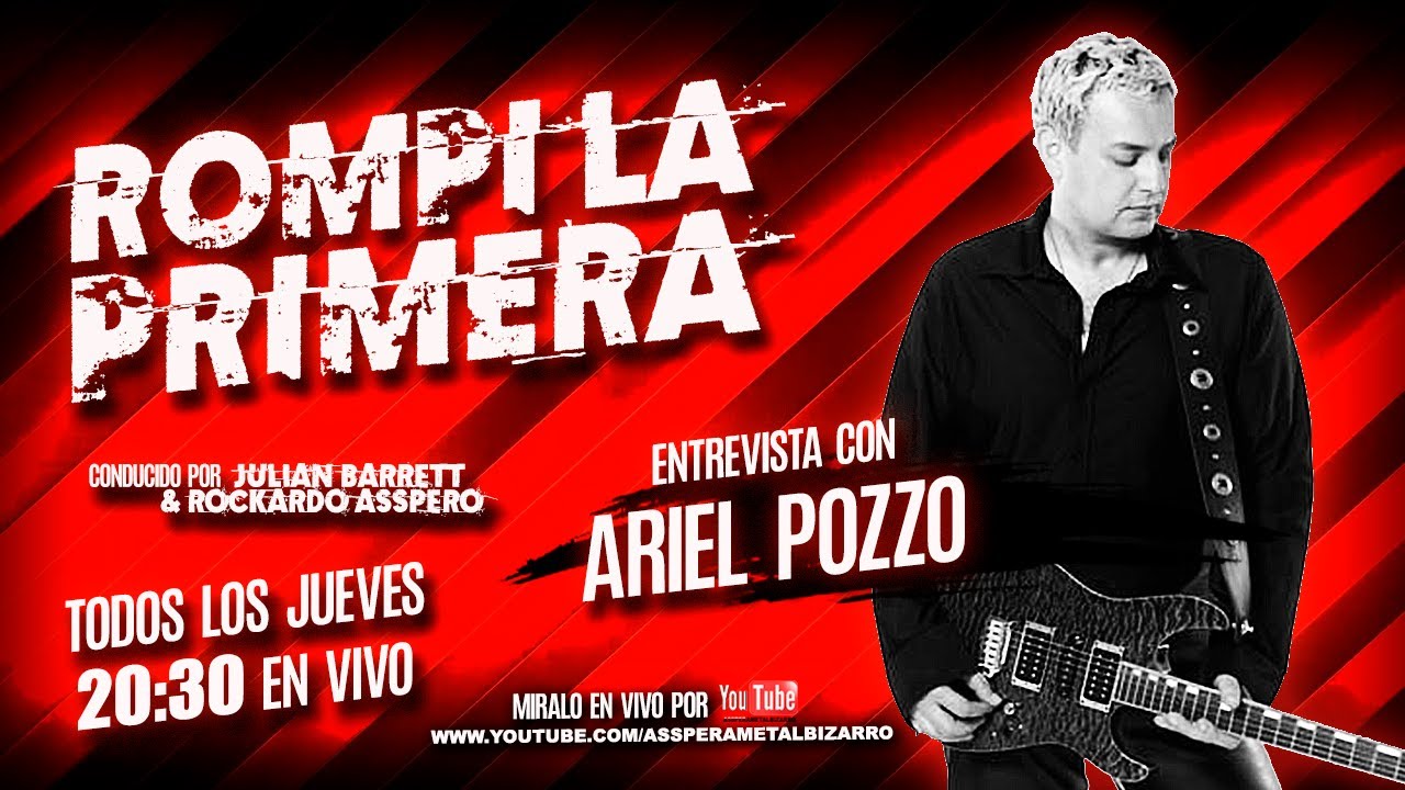 ROMPI LA PRIMERA - ENTREVISTA A ARIEL POZZO (2020) - YouTube