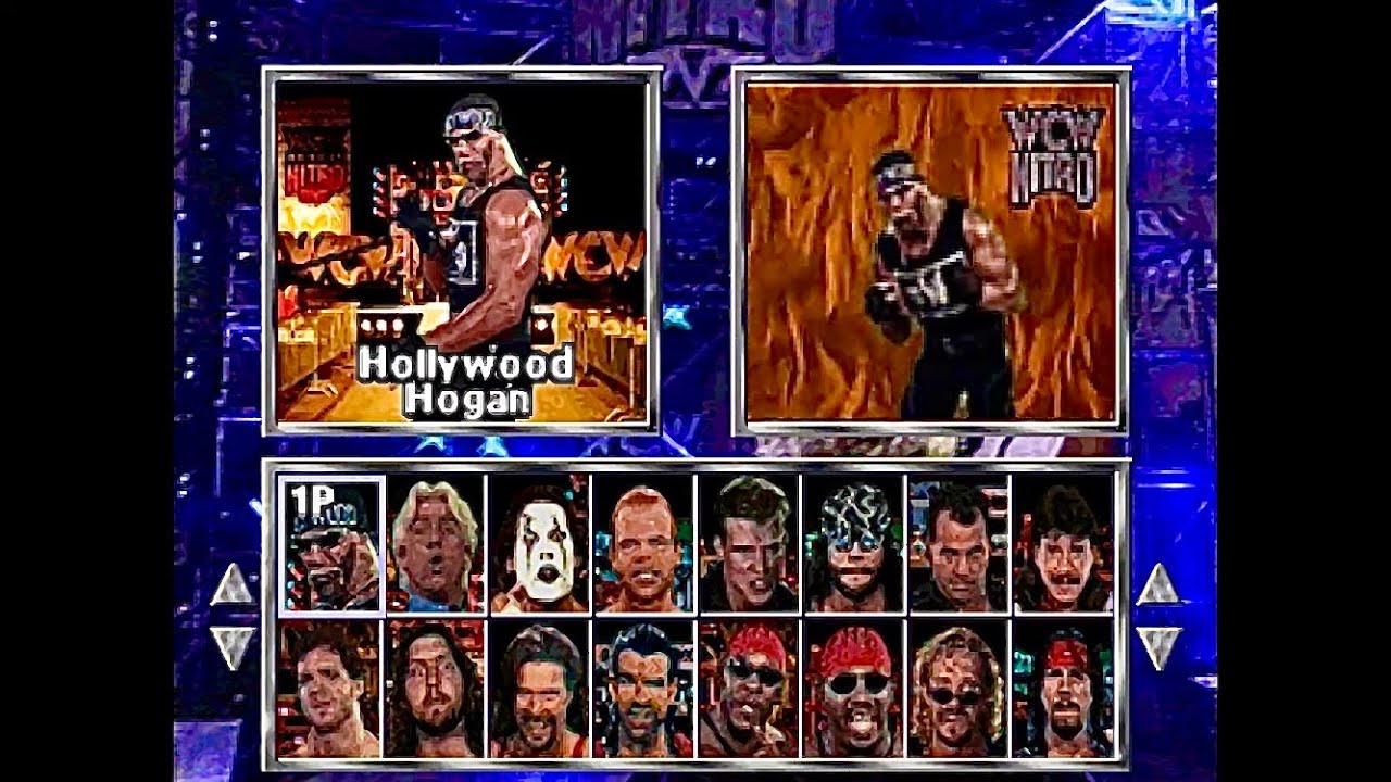 WCW Nitro (PSX) - Intro FMV / Roster / Rants / Unlockable Characters ...