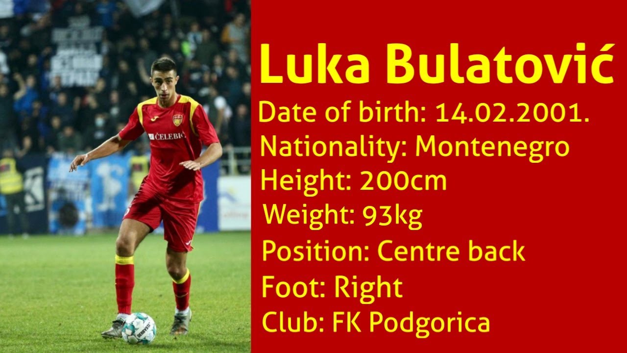Luka Bulatovic Football CV - Season 2021/22 - YouTube