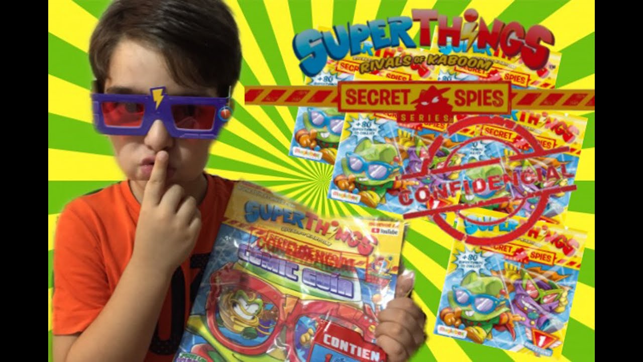 Nuevo comic guia superthings secret spies!! - YouTube