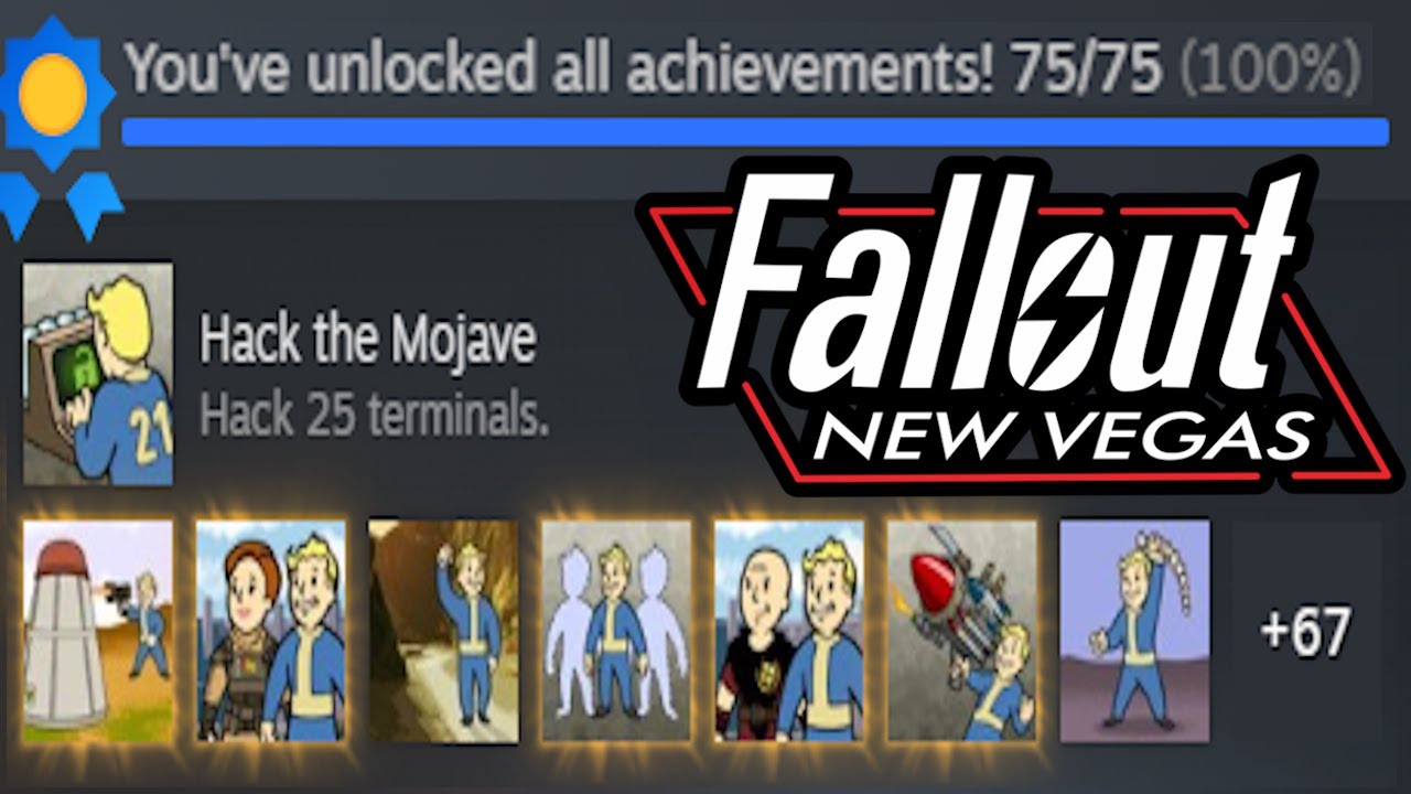 Guide On How To Get Every Achievement in Fallout New Vegas - YouTube