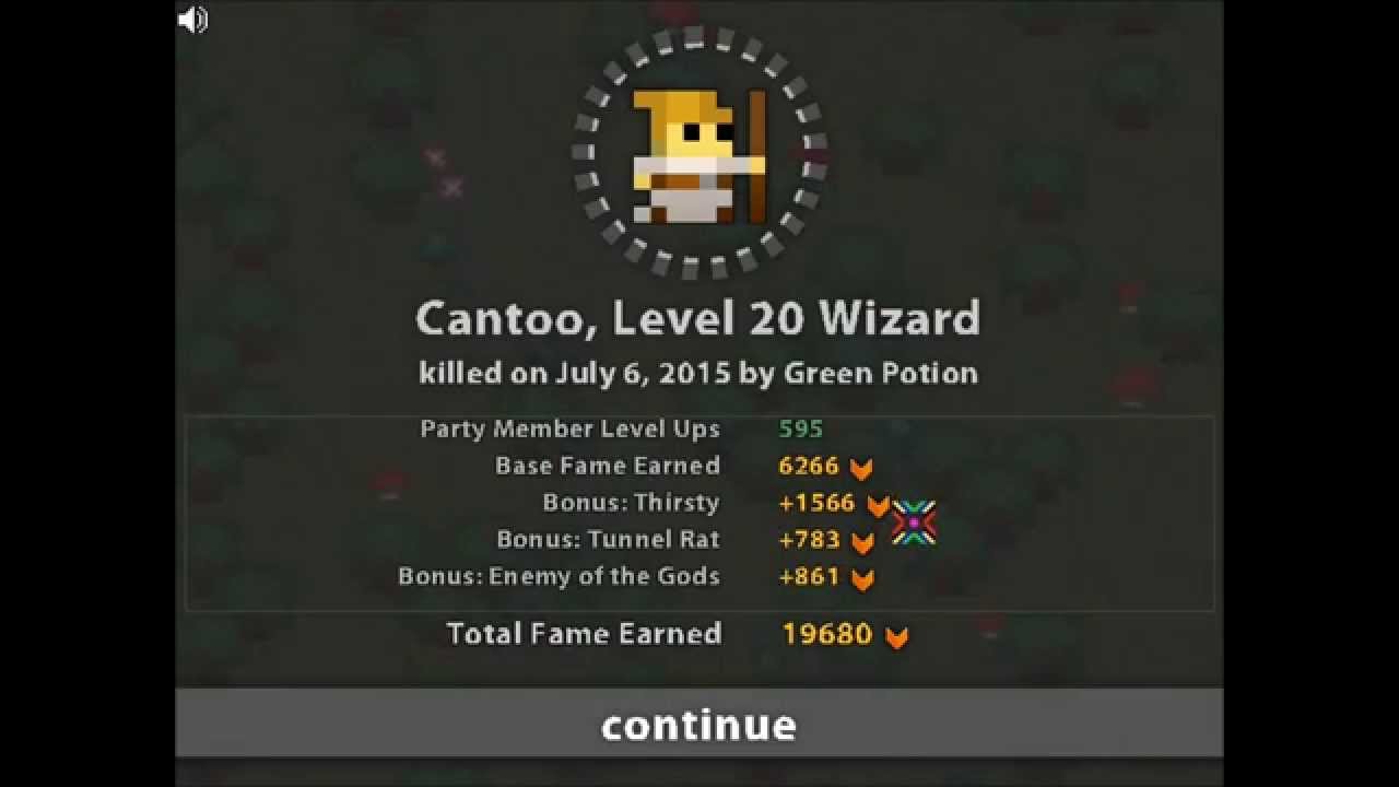 RotMG Wizard Death - YouTube