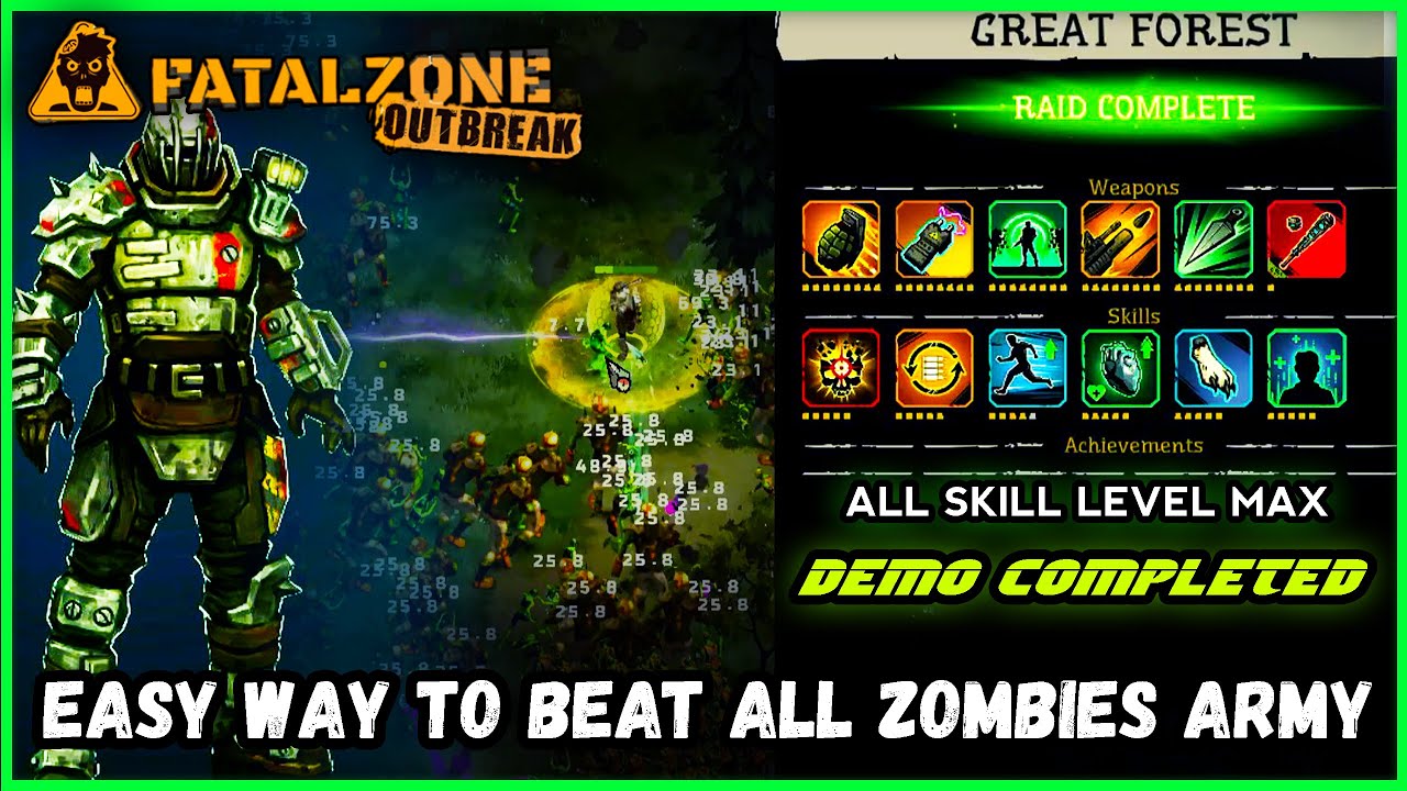 Fatalzone: OutBreak | Easy Way to Beat All Zombies Army | Demo Completed New Gameplay - YouTube