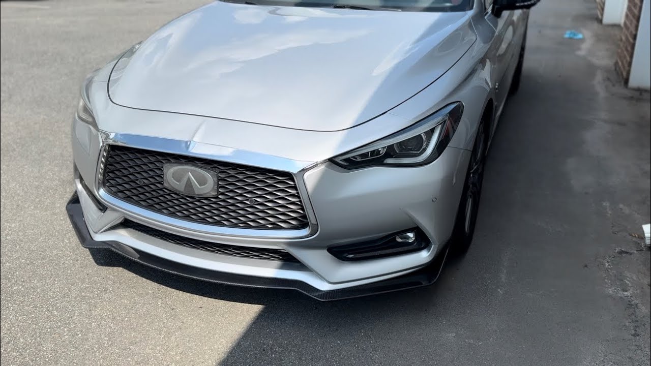 Amazon Q60 front lip - YouTube