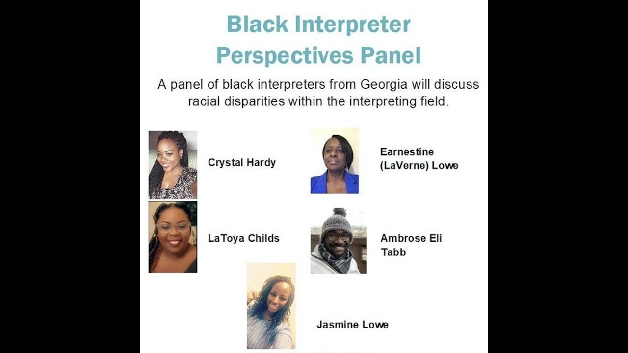 Black Interpreter Perspective Panel 8/27/2020 - YouTube