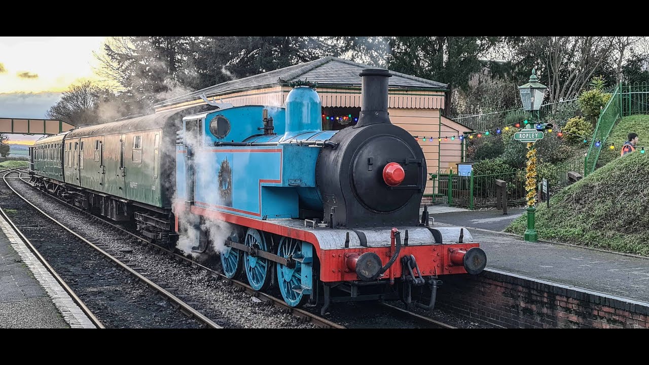 Watercress Line Last steam operation of 2020 - YouTube
