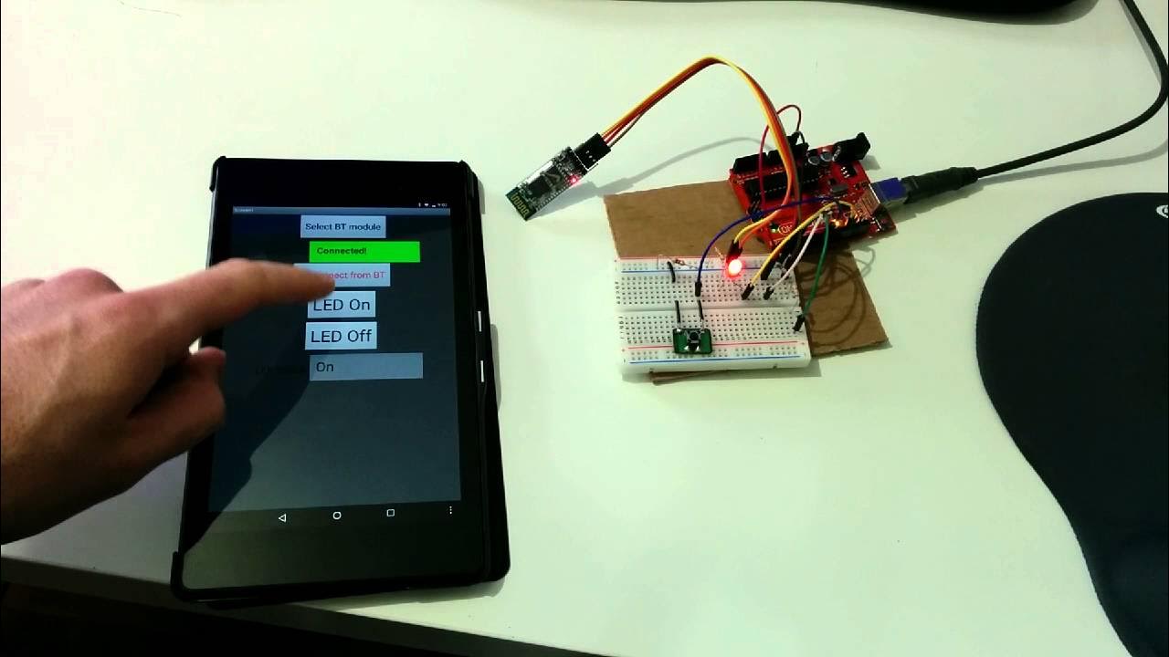 MIT App Inventor Bluetooth Tutorial Project - Arduino and Android Two-Way Communication - YouTube