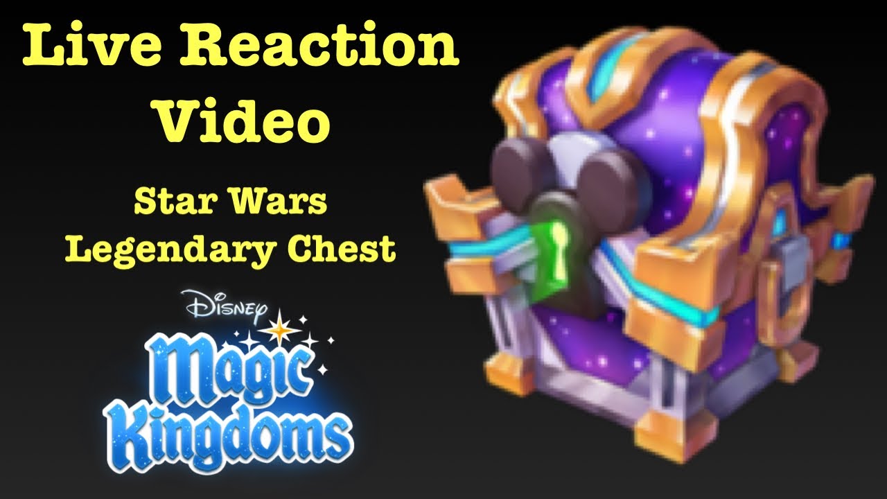 Star Wars Legendary Chest Opening | DMK Live Reaction Videos - YouTube