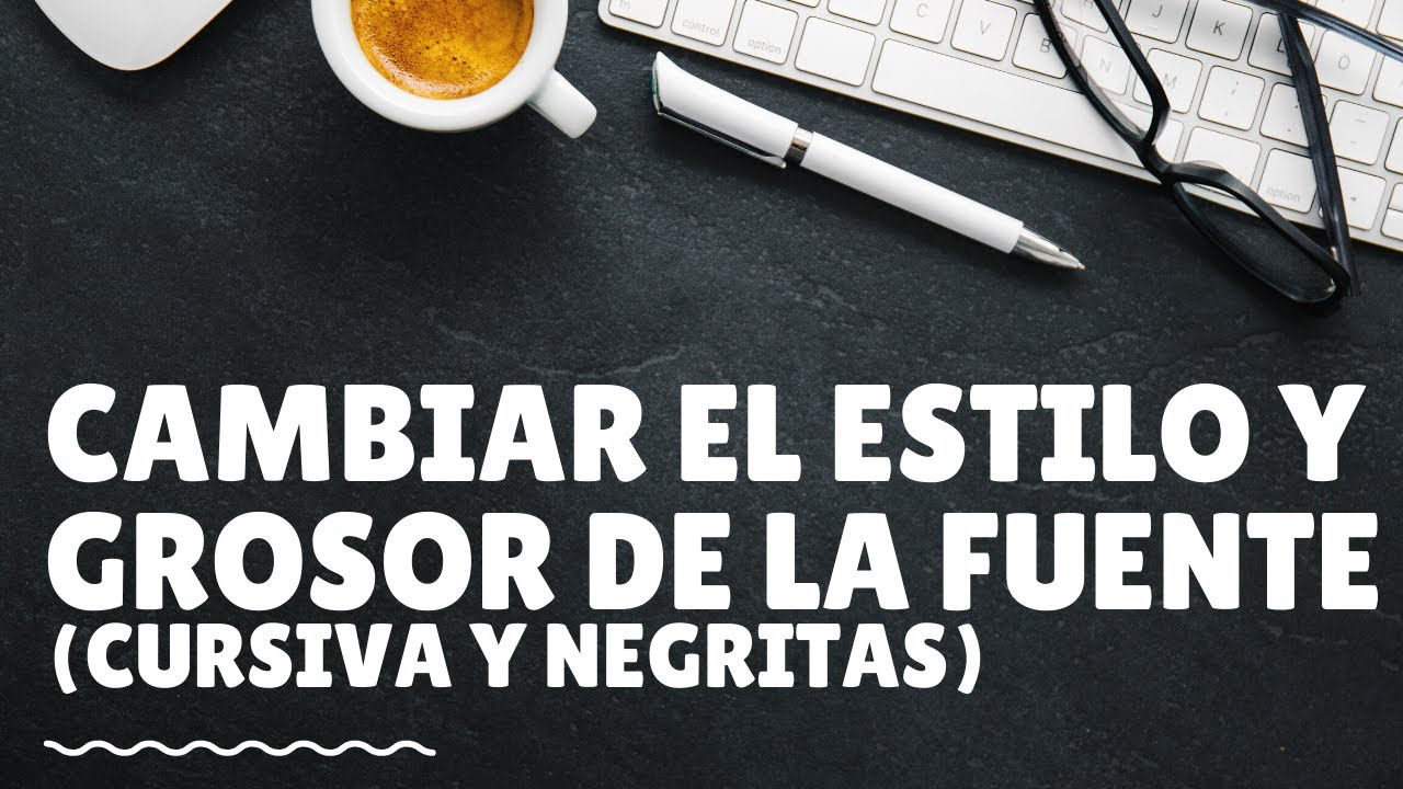 Cómo poner mi texto en negritas o en cursiva - estilos css - YouTube