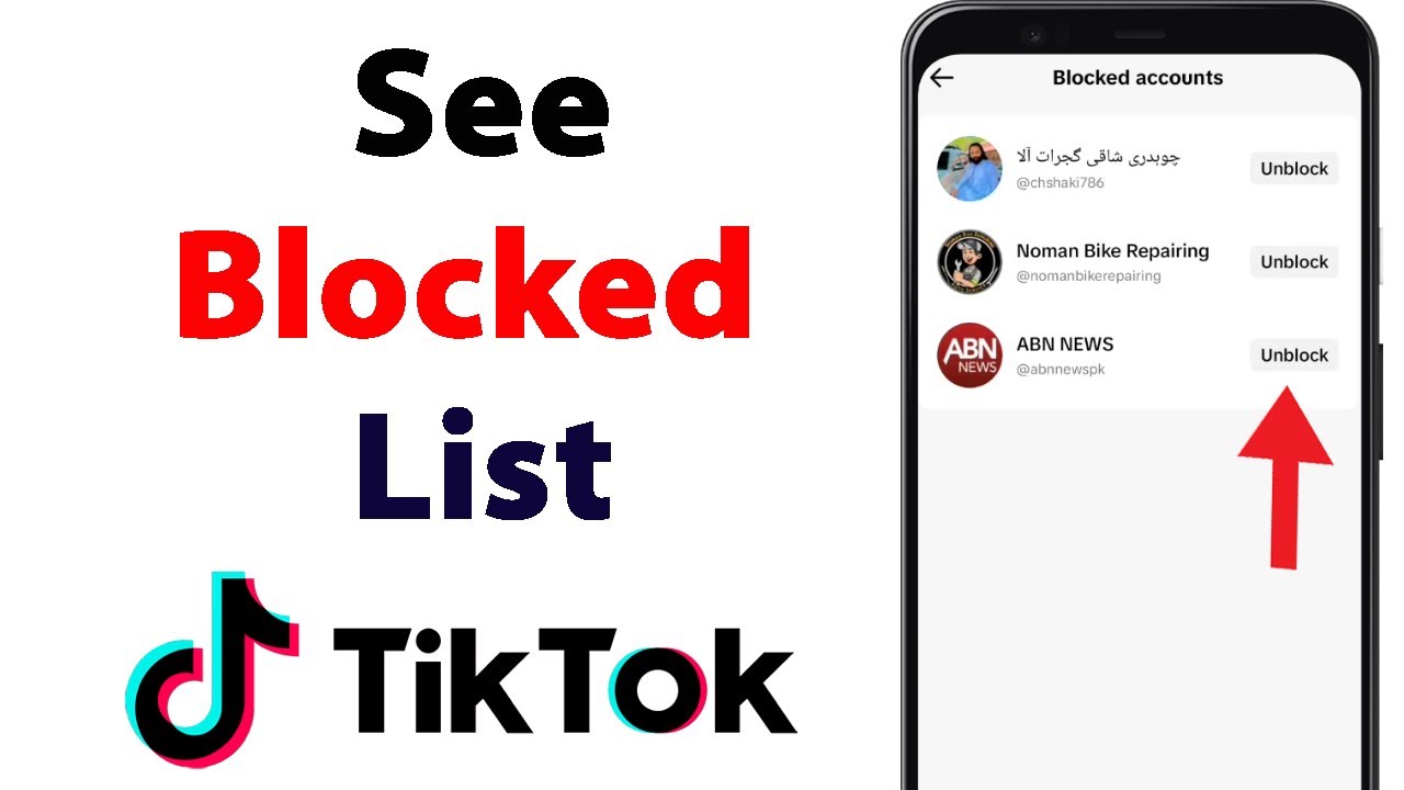 How To See Your Block List On Tiktok