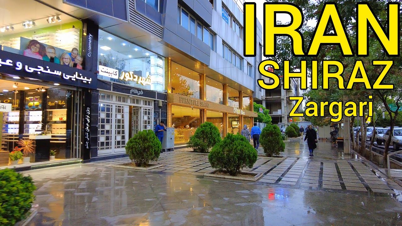 Shiraz Iran (4k) Walking on Zargari Street/شیراز زرگری به ستارخان - YouTube