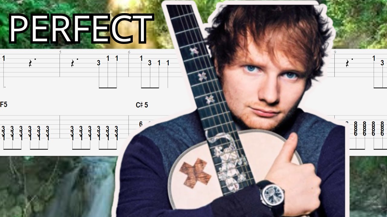 Perfect ‐ Ed Sheeran - Easy Guitar Tutorial ( TAB + CHORD ) - YouTube