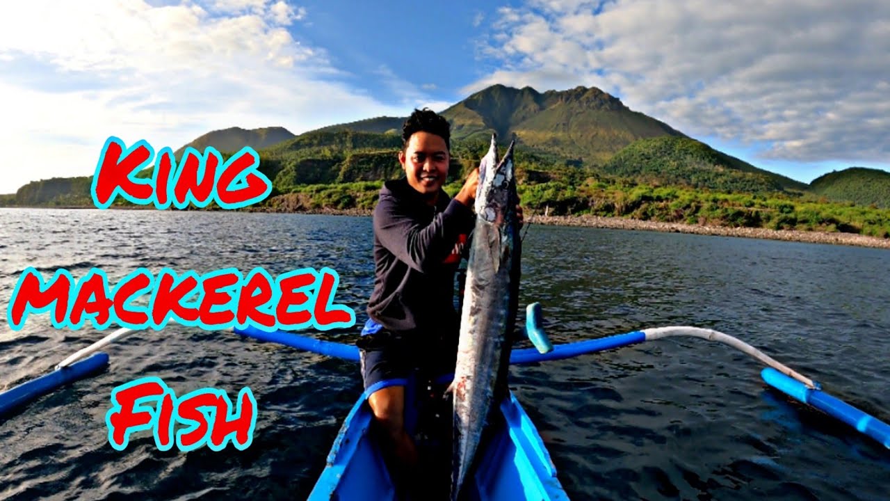 11kilos King Mackerel huli sa Trolling | gamit ang Rapala King eagle blue mackerel | late upload ...
