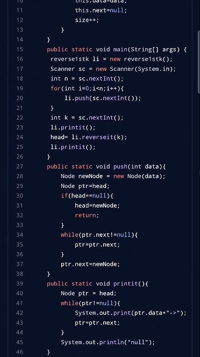 Linkedlist Reverse First K node using java - YouTube