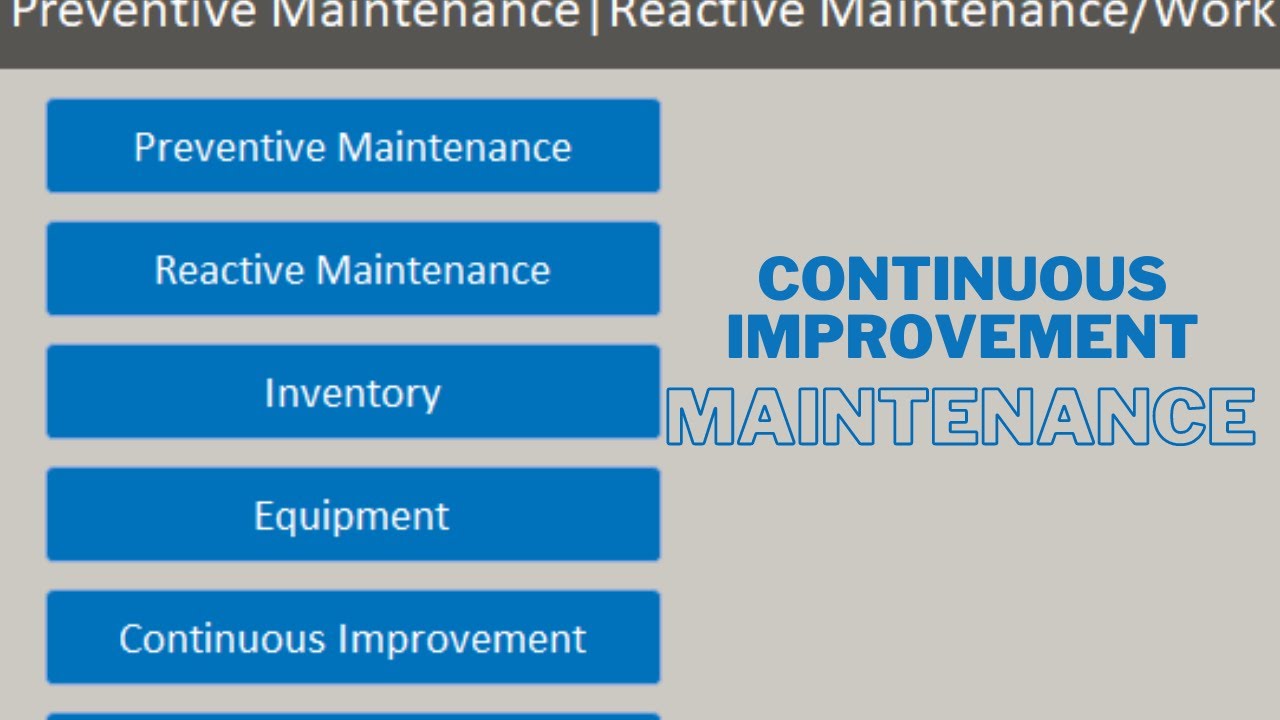 Continuous Improvement project Access database - YouTube