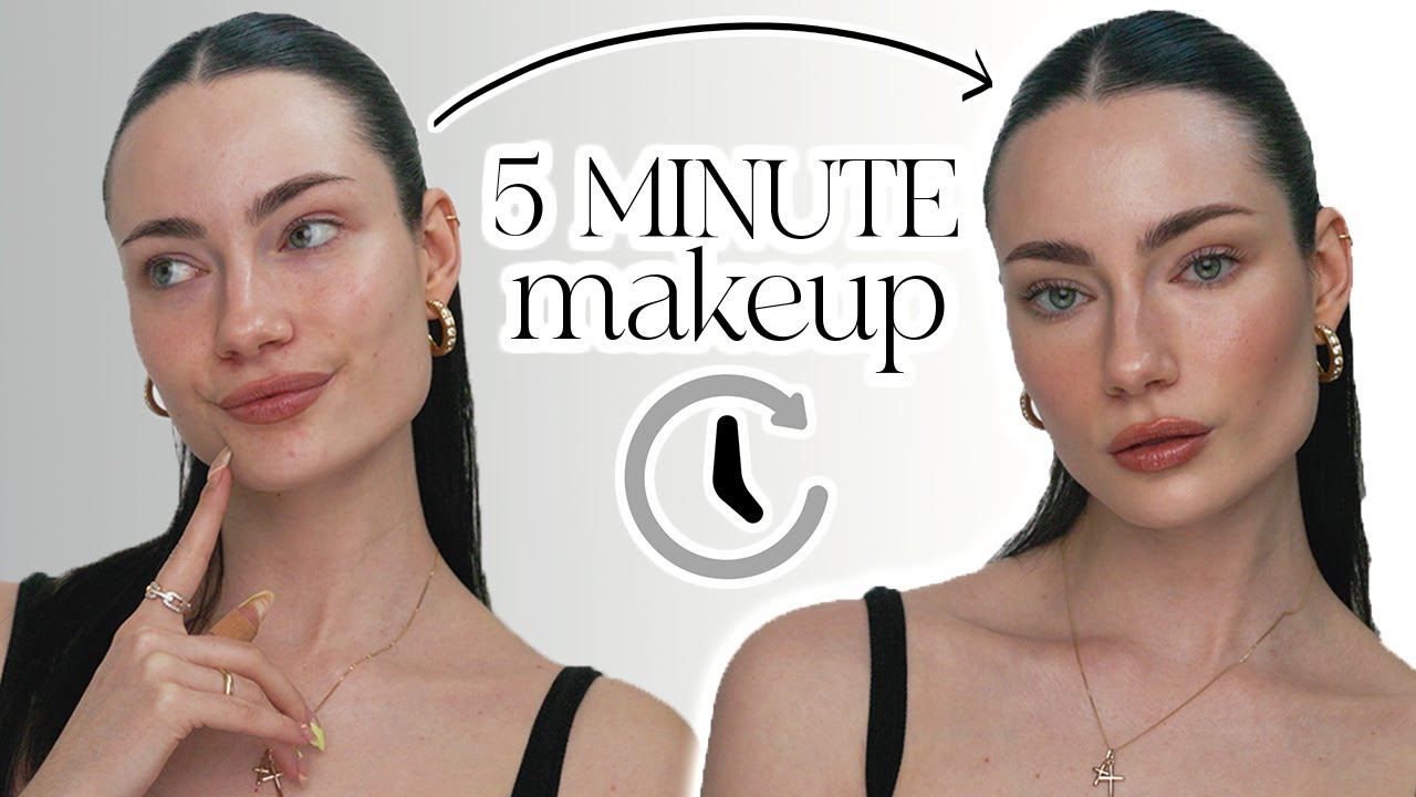 5 Minute Makeup Look *Quick & Easy* - YouTube