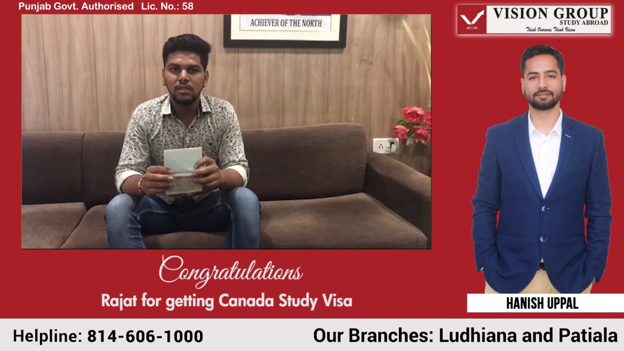 Vision Group | Success Story | Canada Study Visa | Congratulations ...