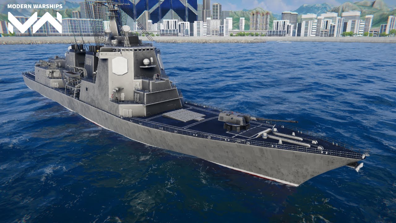 JS Ashigara (DDG-178) Japan Ships in Online Match Gameplay | Modern ...