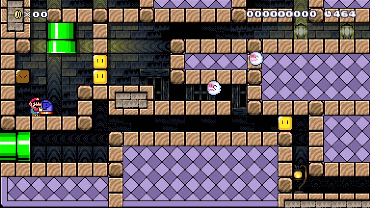 GGGG...Ghosts! by Clara - Super Mario Maker - No Commentary 1AF - YouTube