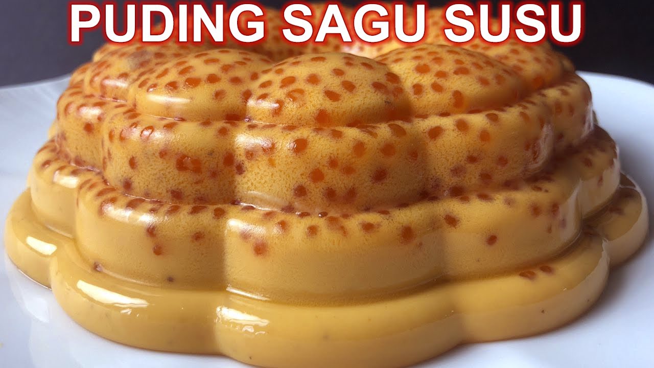 [PENUH NIKMAT] RESEPI PUDING SAGU SUSU SEDAP | this is how milk sago ...