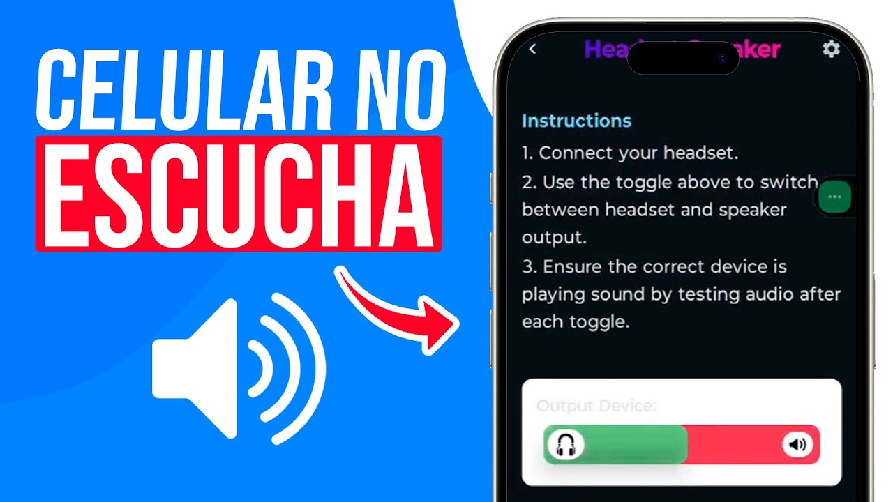 NO SE ESCUCHA el AUDIO de mi CELULAR (SOLUCION!) - YouTube
