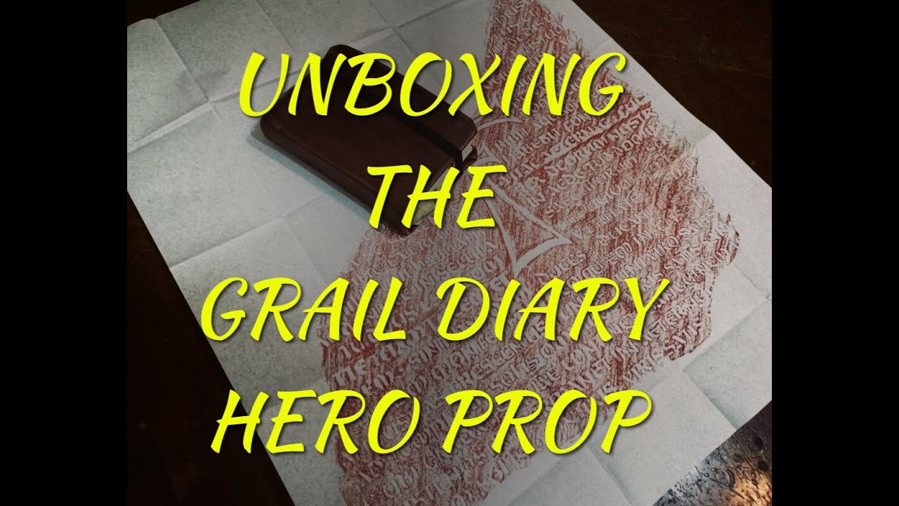 UNBOXING THE GRAIL DIARY HERO PROP FROM SWAKPROPS - YouTube