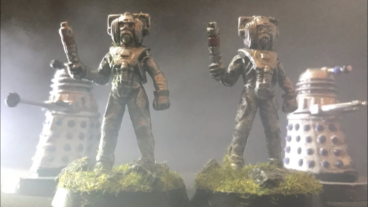 Daleks & Cybermen from Citadel Miniatures - YouTube