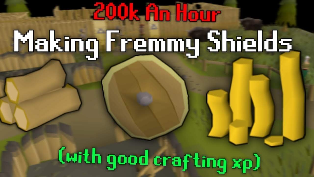 OSRS Money Making Method - Making Fremmenik Shields - Good Crafting XP ...