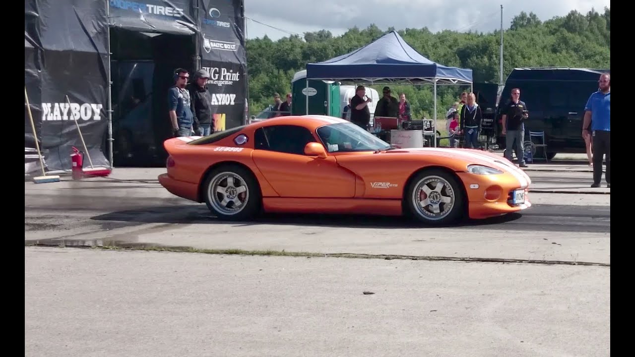 1024rwhp Dodge Viper GTS TT 1/4mile drag race - YouTube