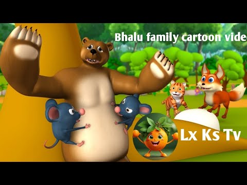 bhalu wala cartoon video | more nursery rhymes for kids | Lx Ks Tv | # ...