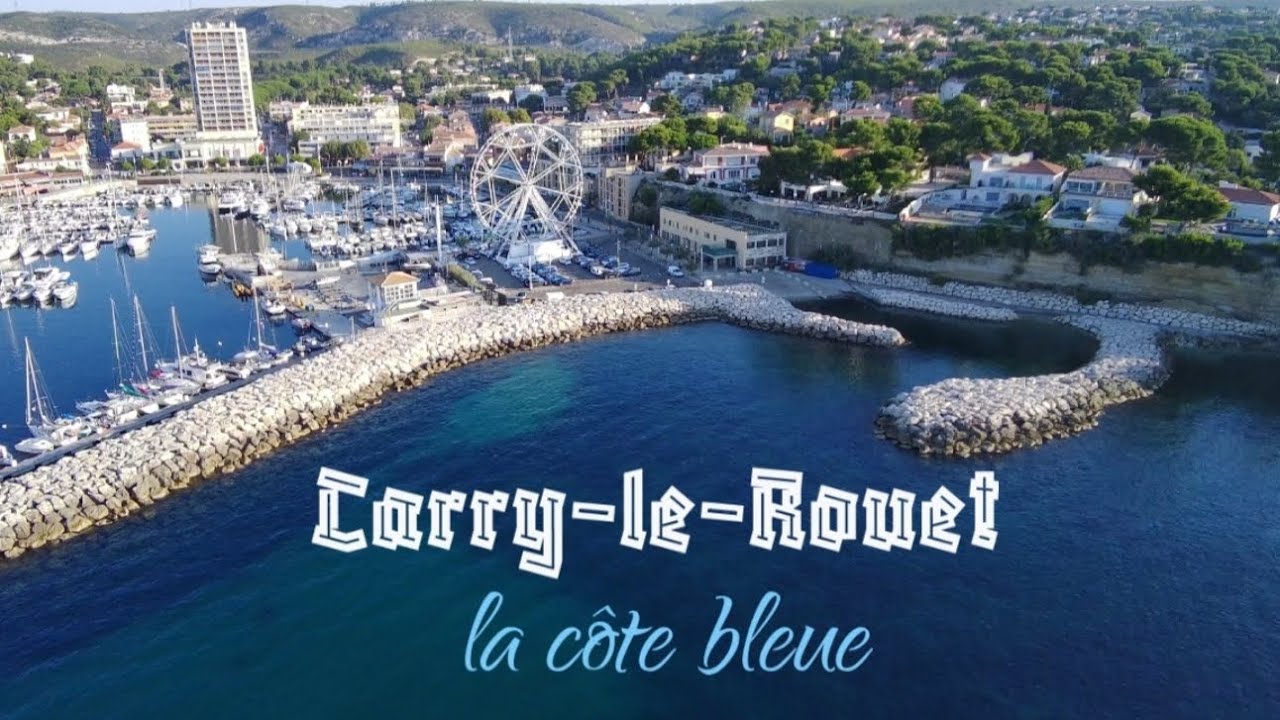 Carry-le-Rouet - la côte bleue - drone 4k - YouTube