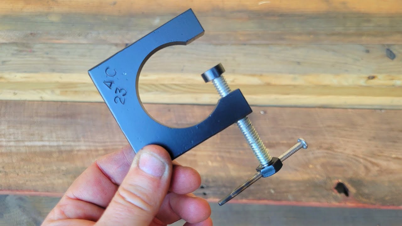 How to Make a Cool (MINI C-Clamp) From (SCRAP) Metal - YouTube