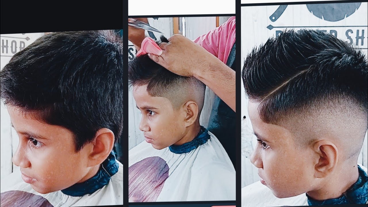 Boy Hair cutting / New stylish Hair cutting / Skin Fade Haircut, Step ...